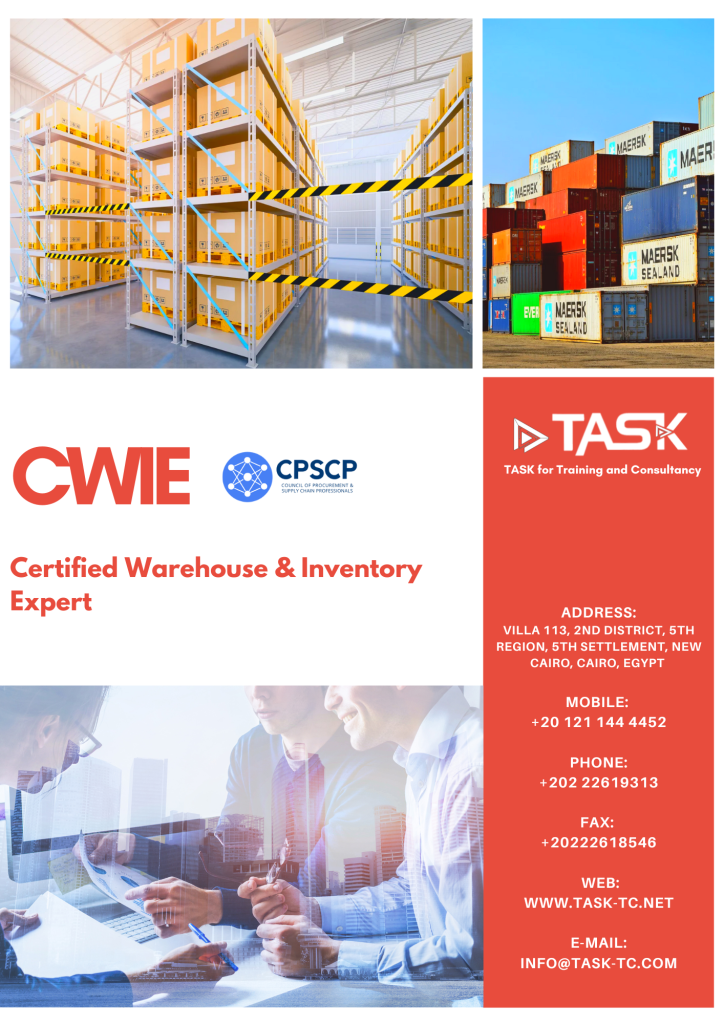 CWIE Certification- Certified Warehouse & Inventory Expert – TASK